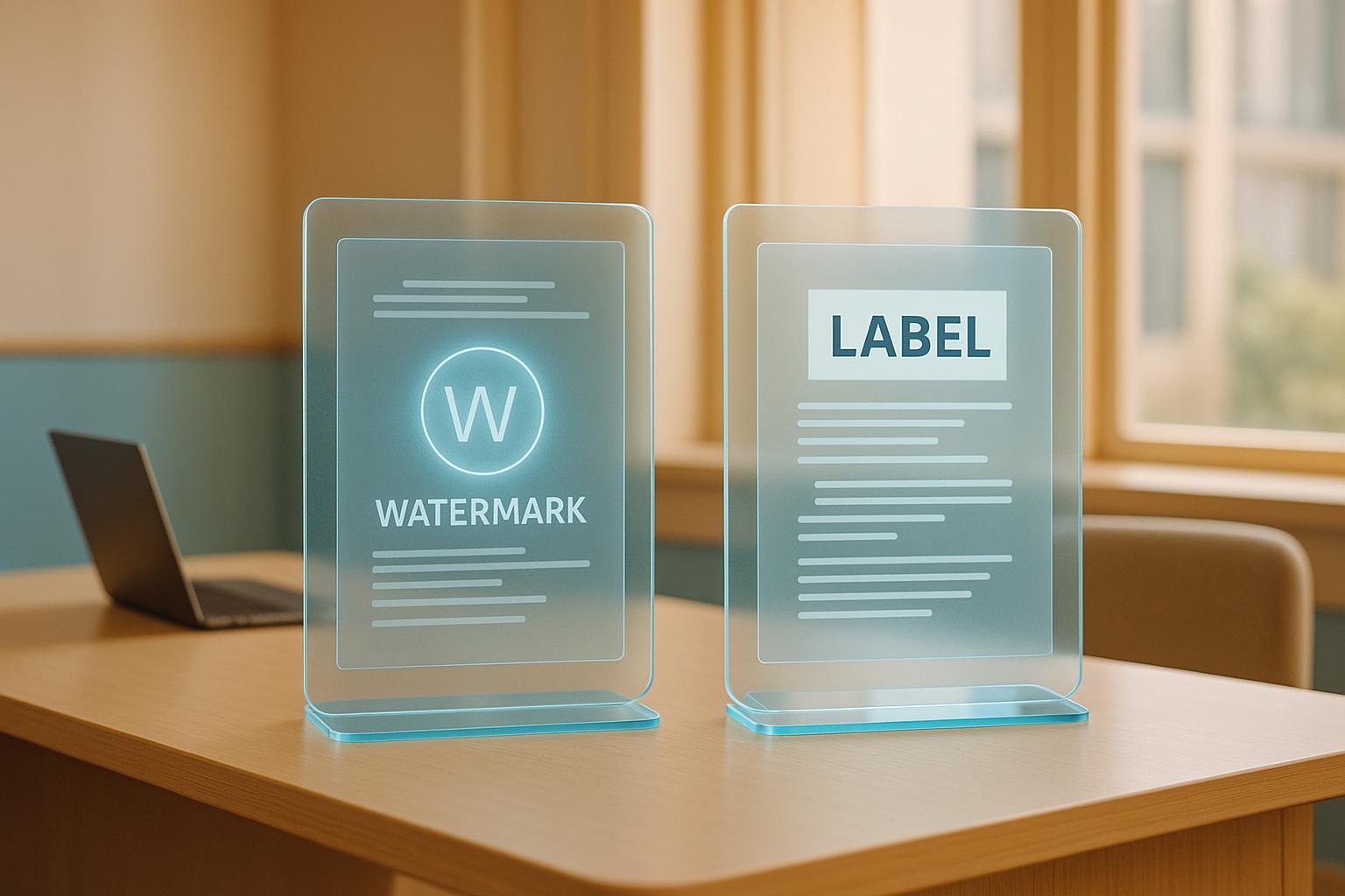 AI Watermarks vs. Labels: Key Differences - UltraGPT